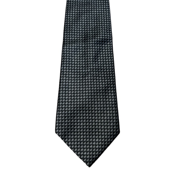 George | Accessories | George Mens Black Gray Tie | Poshmark